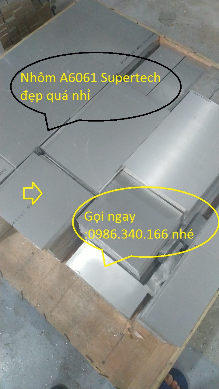 Nhôm hợp kim A6061 nhập khẩu | Giá rẻ | Chất lượng 0986340166